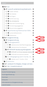 Neue Gebietskulisse „Rote Gebiete“ im LEA-Portal einsehbar – Landvolk Niedersachsen ...